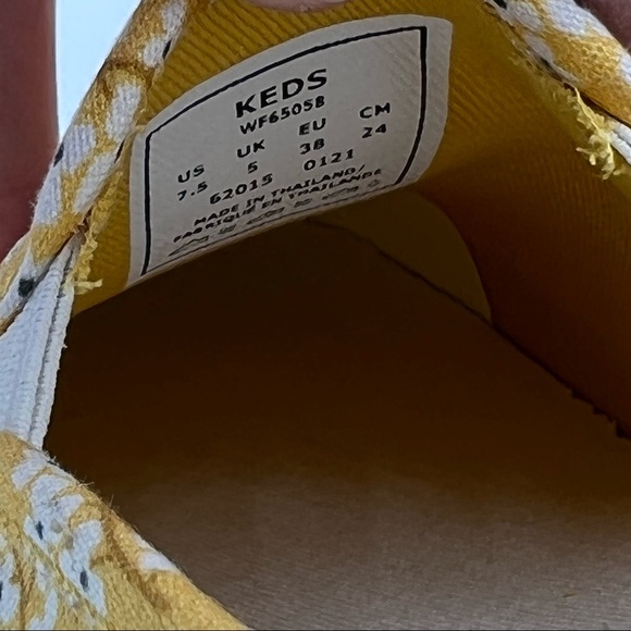 Keds | Shoes | Keds Classic Yellow Floral Sneakers Nwot | Poshmark